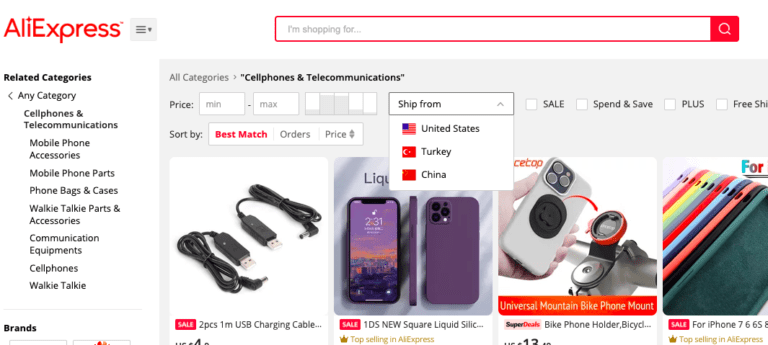 Where Does Aliexpress Ship From? (USA, UK & Europe?)